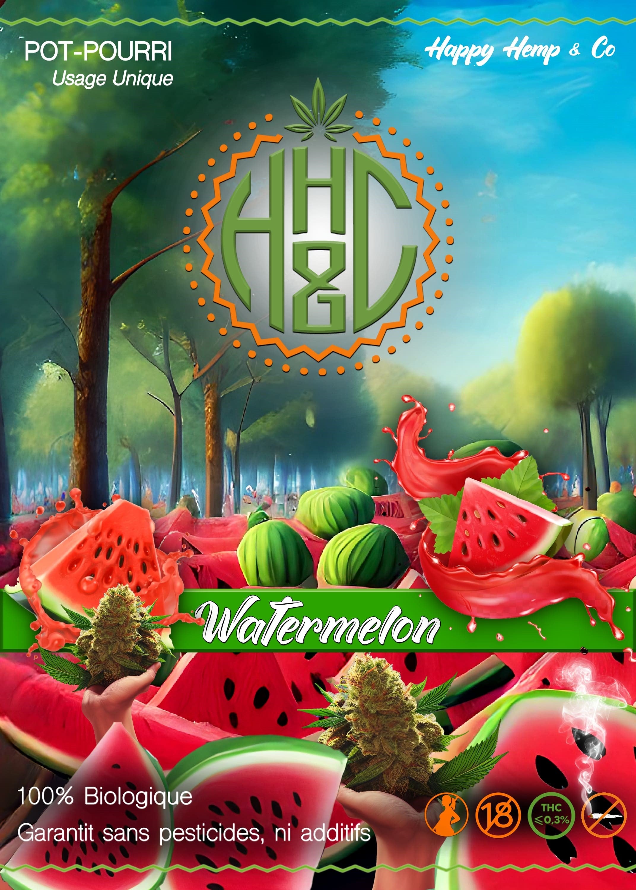 Watermelon - GreenHouse – Happy Hemp & Co